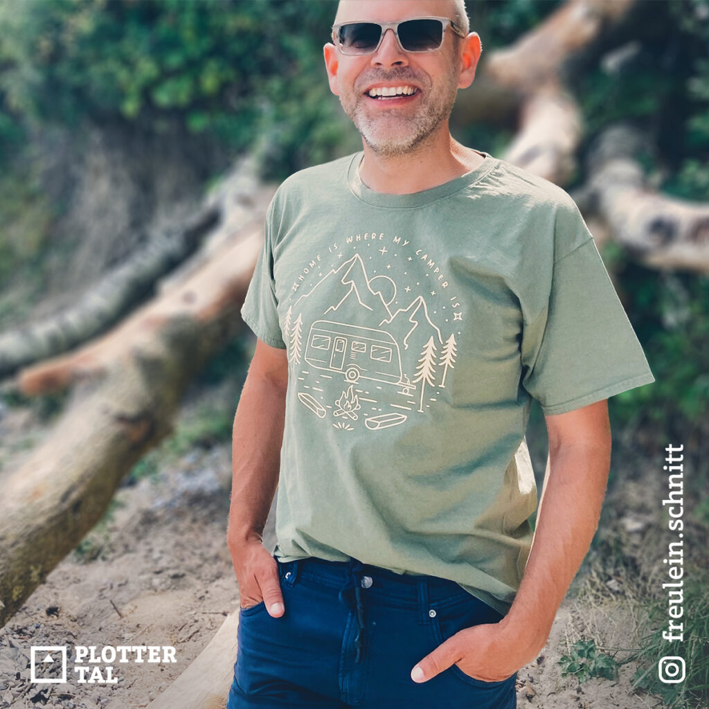 Plotterdatei Camping: Wohnwagen Camper | PLOTTERTAL