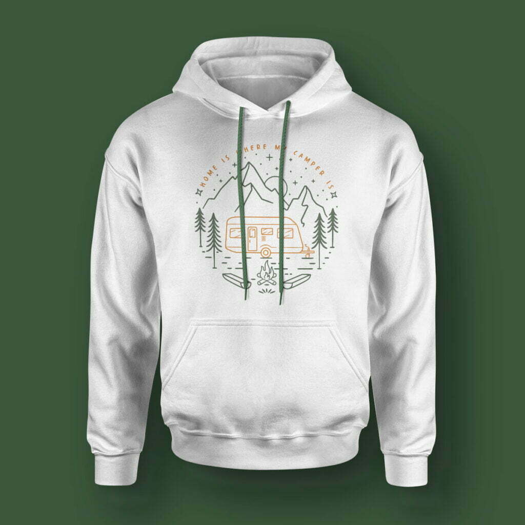 Plotterdatei Camping: Wohnwagen Camper | PLOTTERTAL