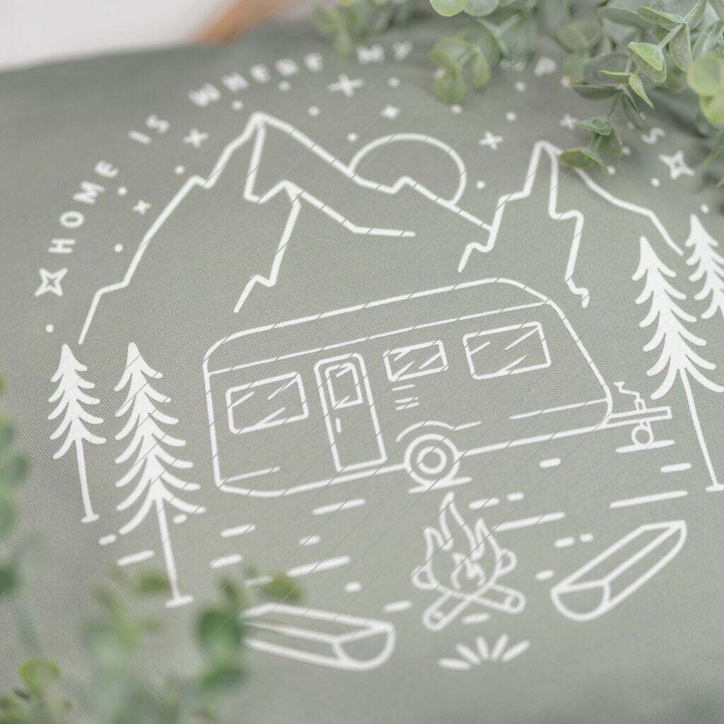 Plotterdatei Camping: Wohnwagen Camper | PLOTTERTAL