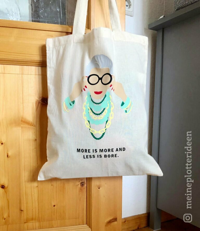 Plotterdatei Powerfrau «Less is a bore» | PLOTTERTAL