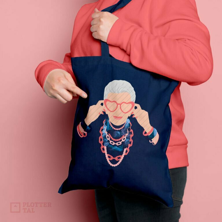 Plotterdatei Powerfrau «Less is a bore» | PLOTTERTAL