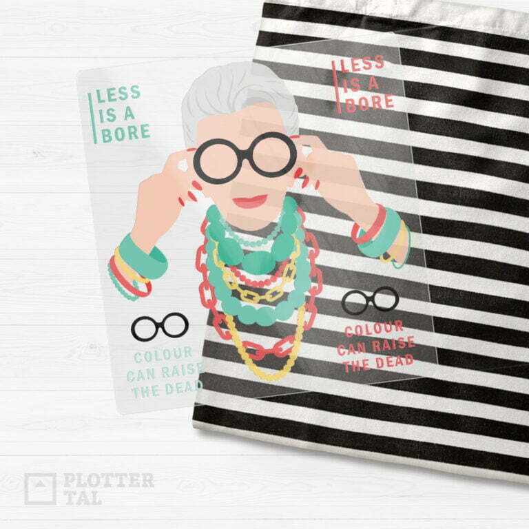 [ Bügelbild ] Less is a bore | Fashion Ikone | PLOTTERTAL