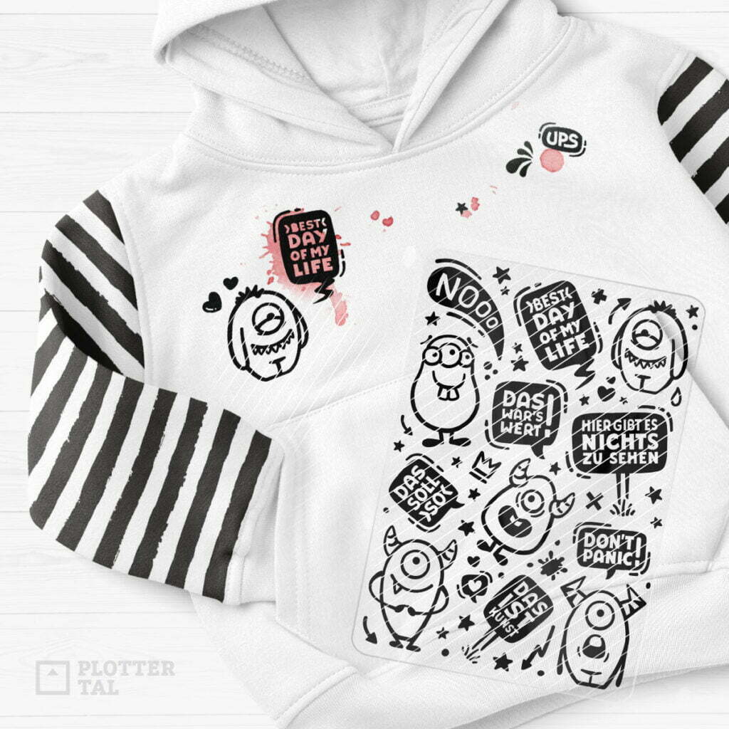 Plotterdateien & Plottermotive für T-Shirts | PLOTTERTAL