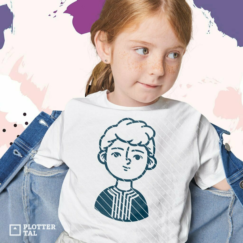 Plotterdatei Forscherin Marie | GRL GANG